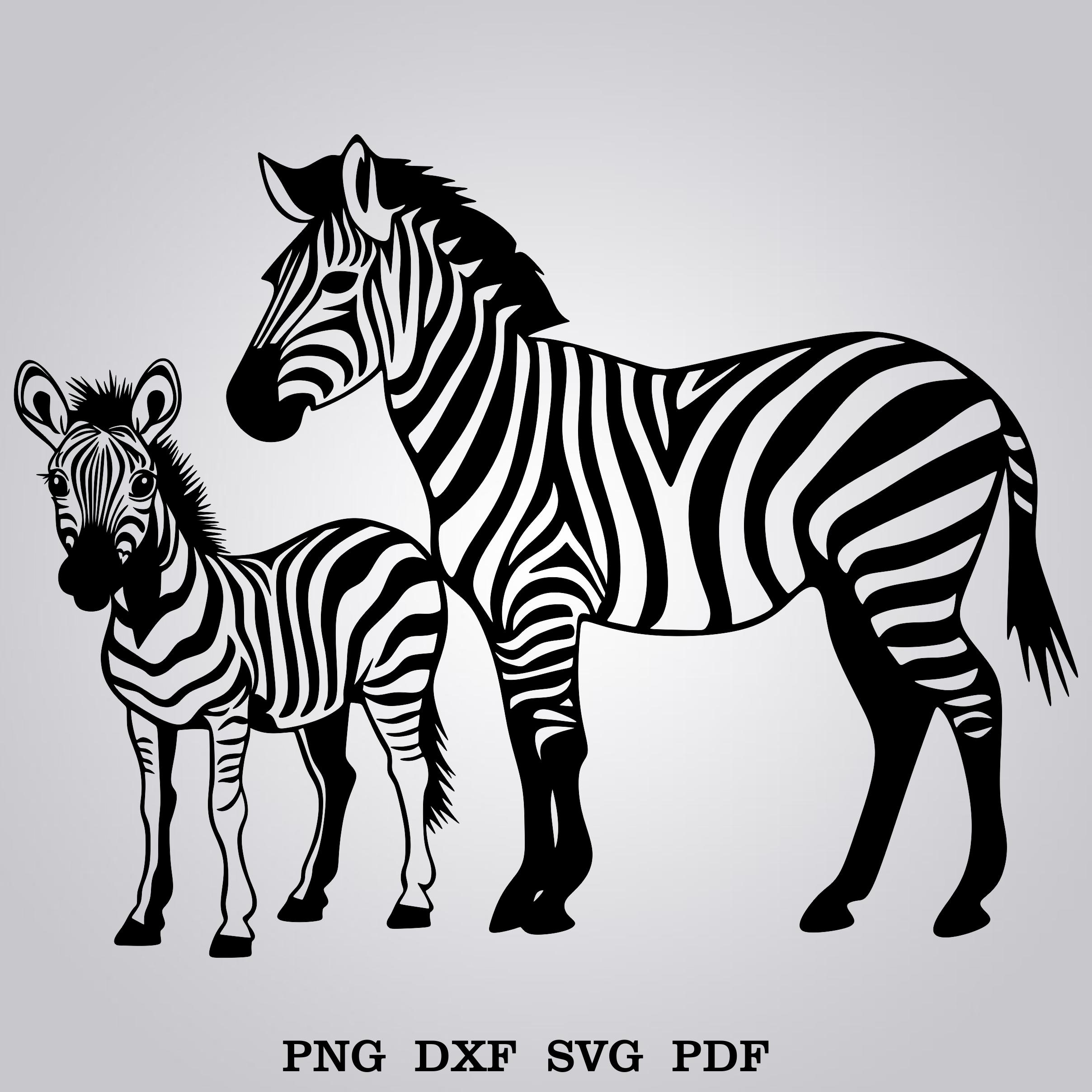 Zebra Svg, Zebra Clipart, Zebra Silhouette, Animal Svg, Zebra Cut File ...