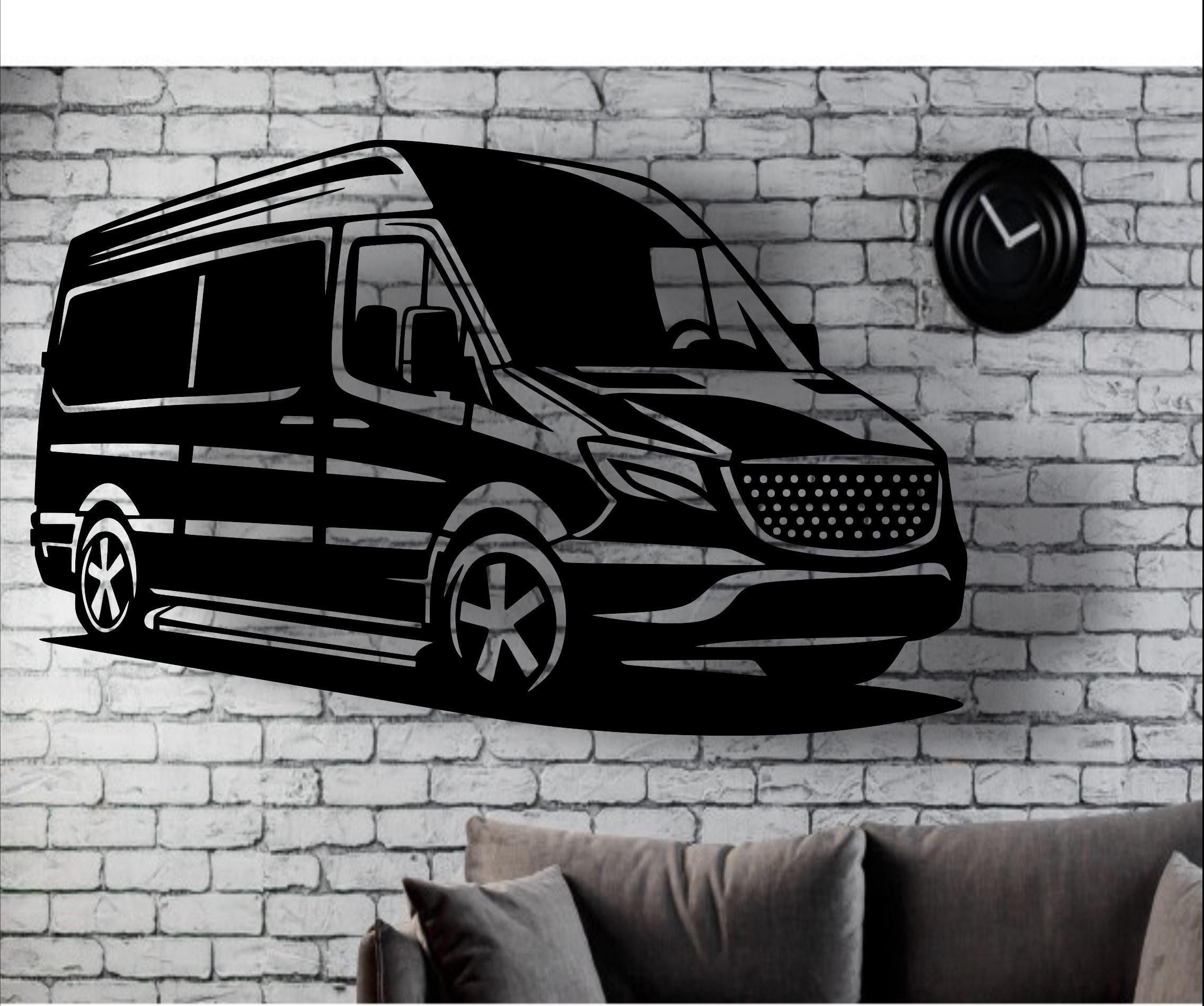 Delivery Van SVG File, Van Svg, Trucking Svg, Silhouette, Png, Cut File ...