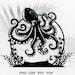 Octopus SVG: Ocean Animal Clipart, Laser Cut File (digital Download) - Etsy