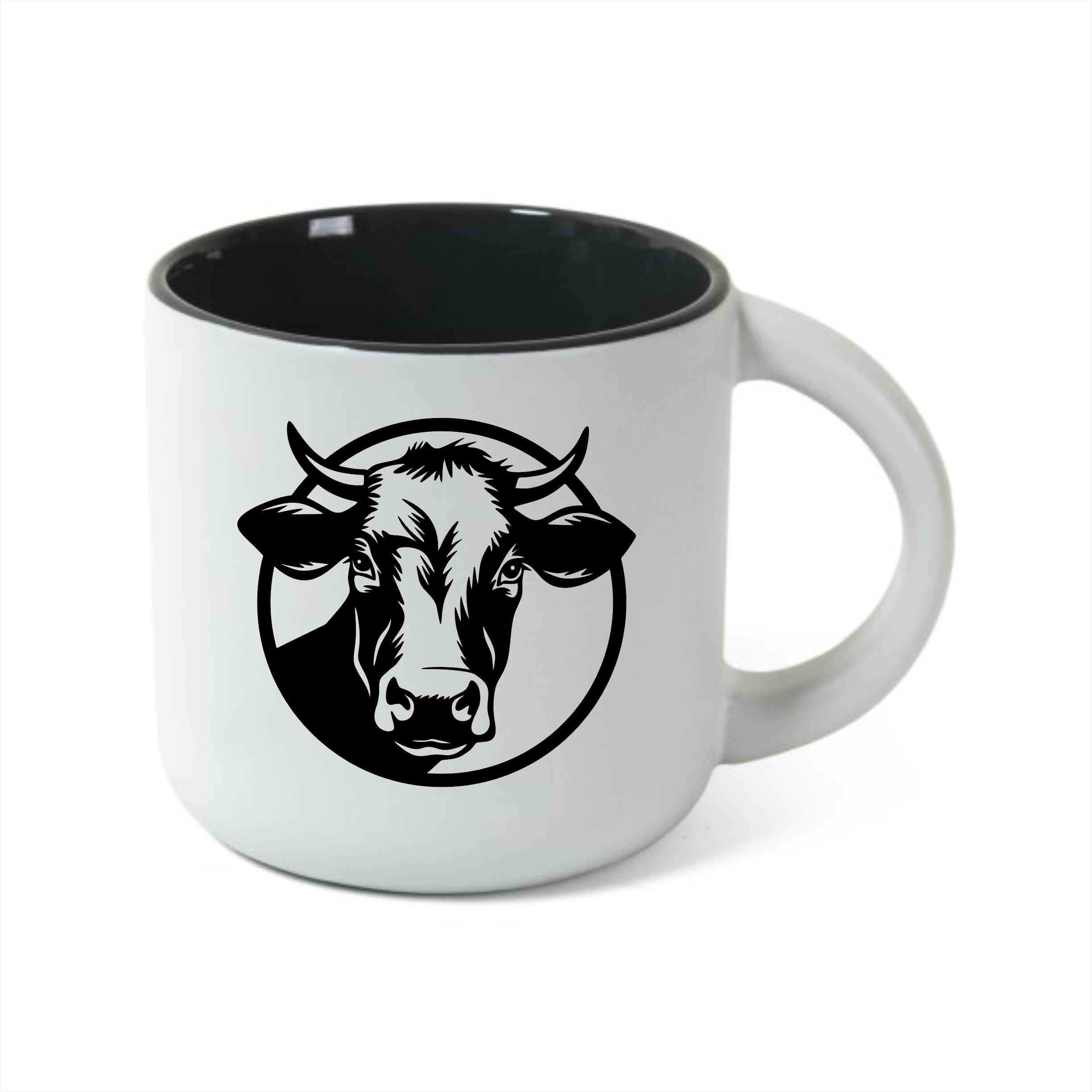 Cow Head Dxf Animals Cut File for Laser Dxf Plasma Cnc Metal Wall Decor ...