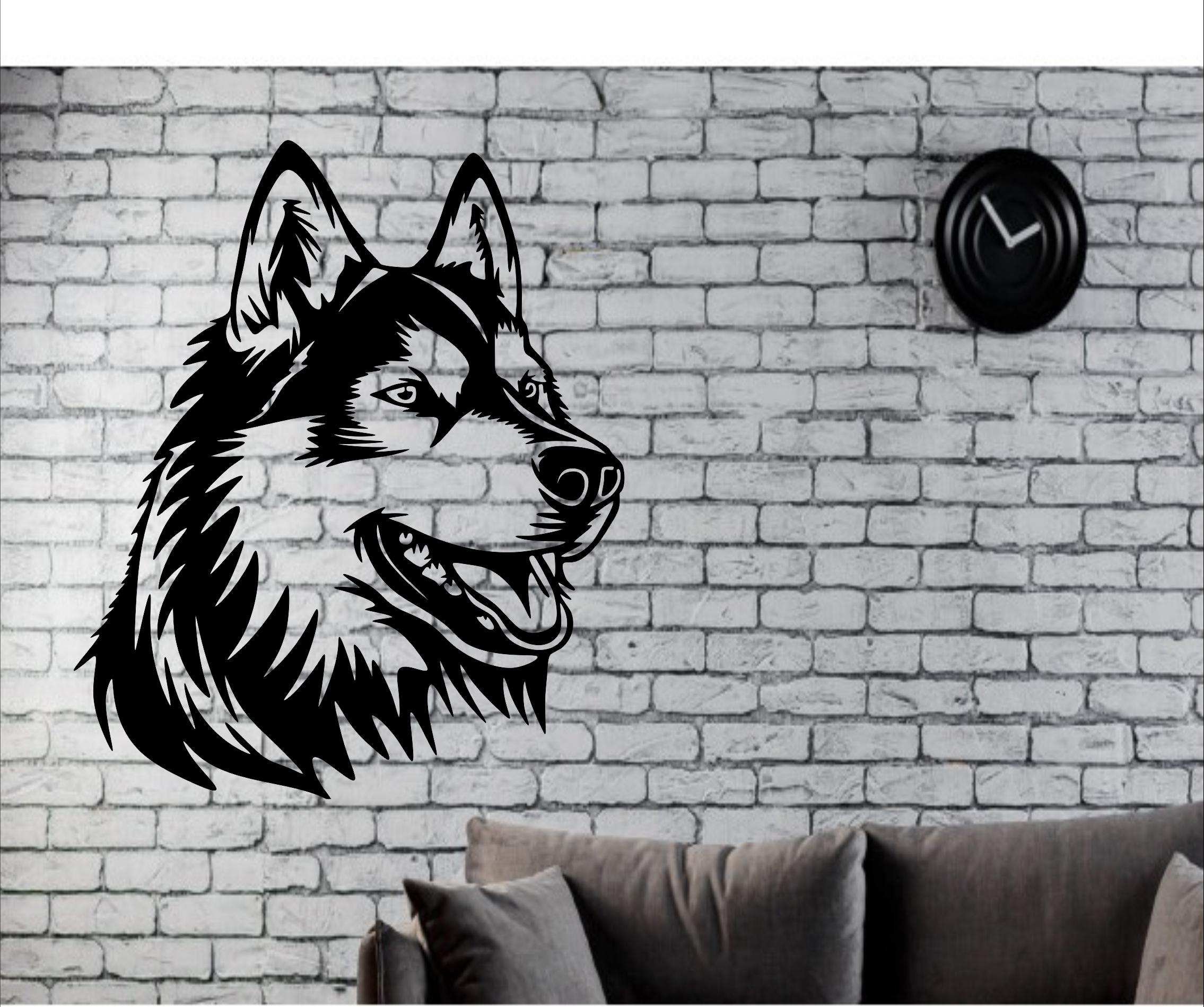 Husky SVG, Silhouettes Dxf, Siberian Husky SVG for Cricut, Dog Clipart ...