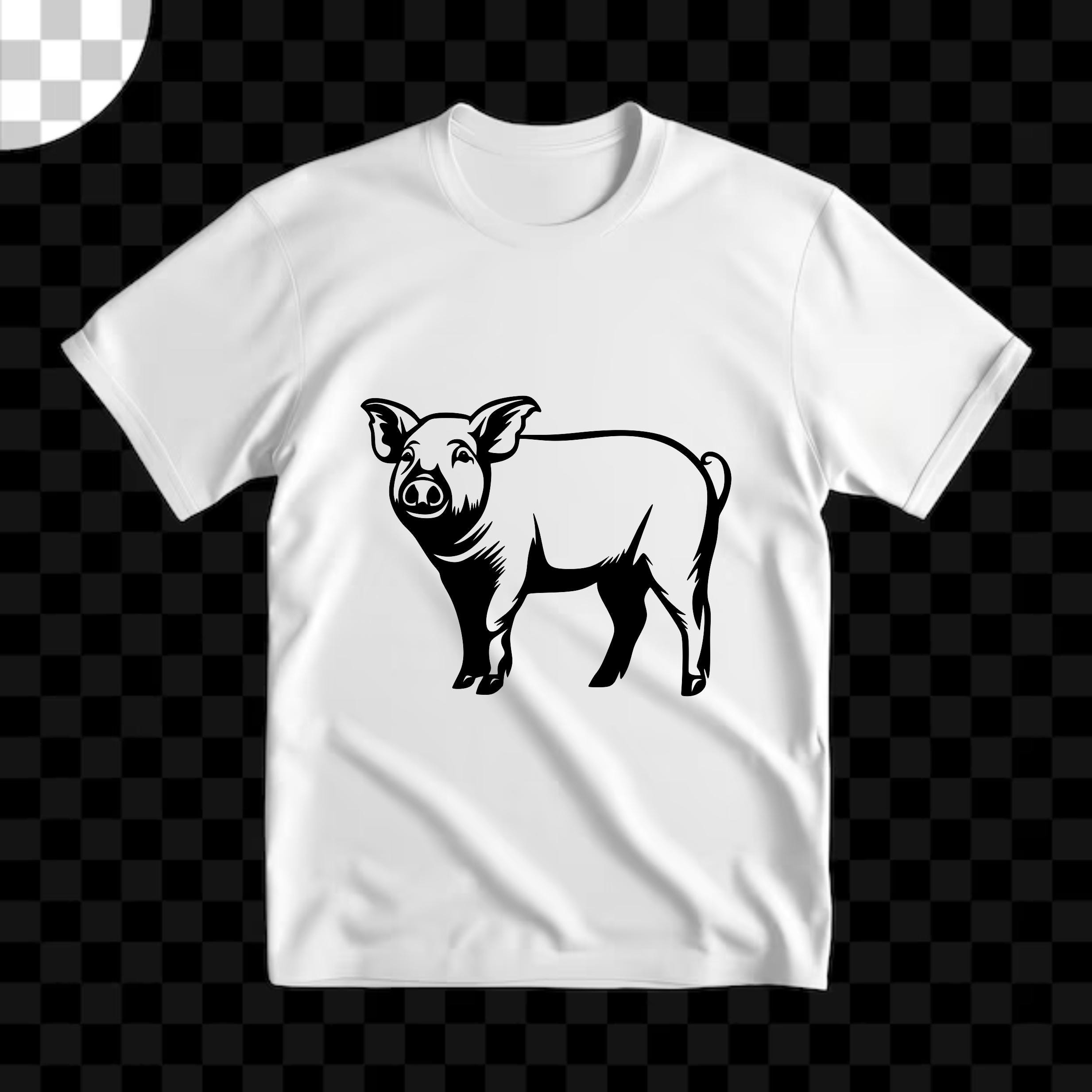 Pig SVG, Dxf File for Laser, SVG File for Cricut, Farm Animal Sign Svg ...