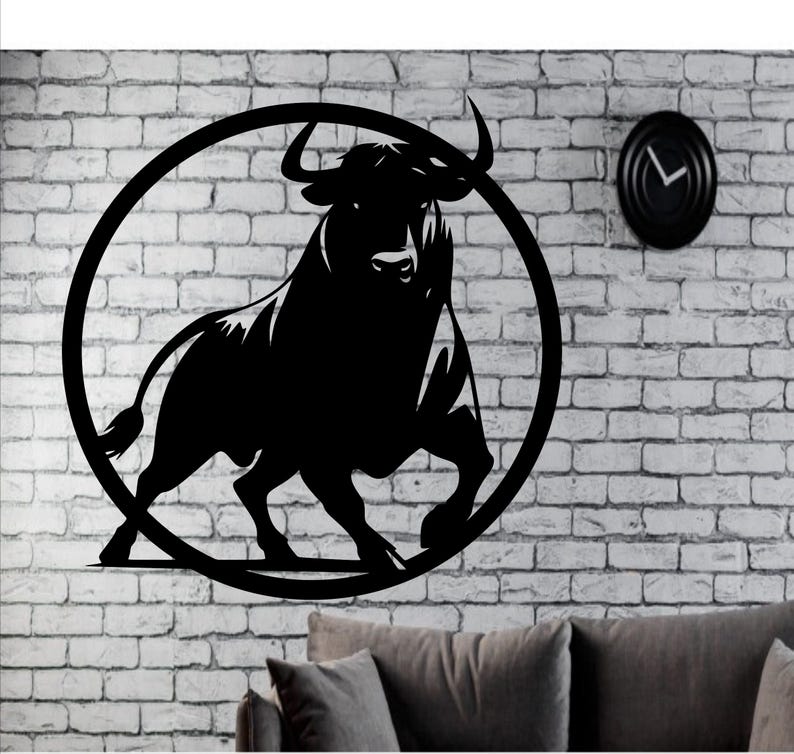 Bull SVG Cut Files: Buffalo Clipart, Cricut & Silhouette - Etsy