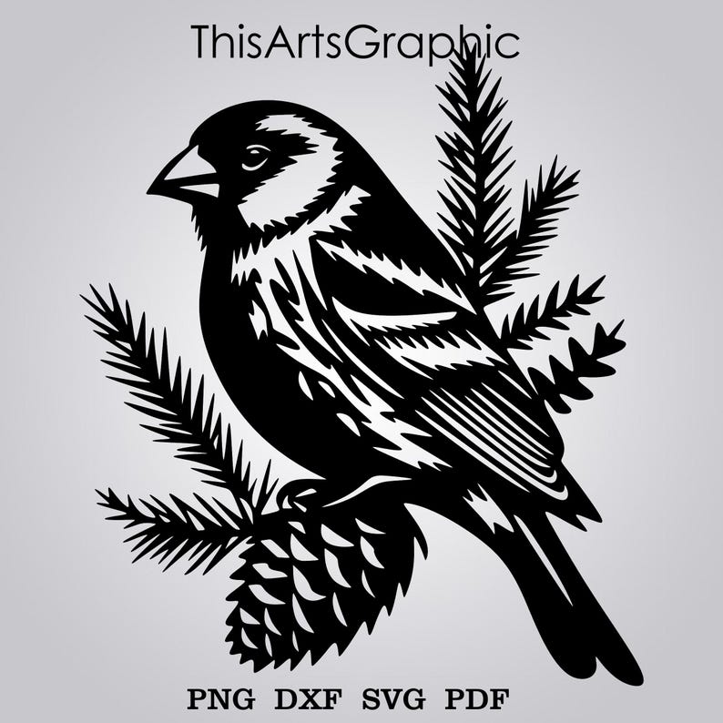 Bird SVG, Tree Stake DXF Cut File Laser, Dxf for Plasma, Bird on a ...