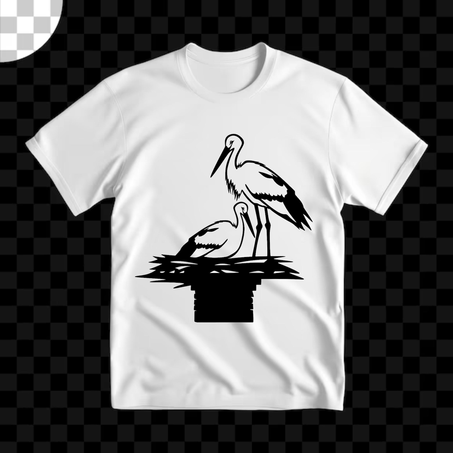 Stork SVG Cut File: Laser Stencil Outline Clipart (digital Download) - Etsy