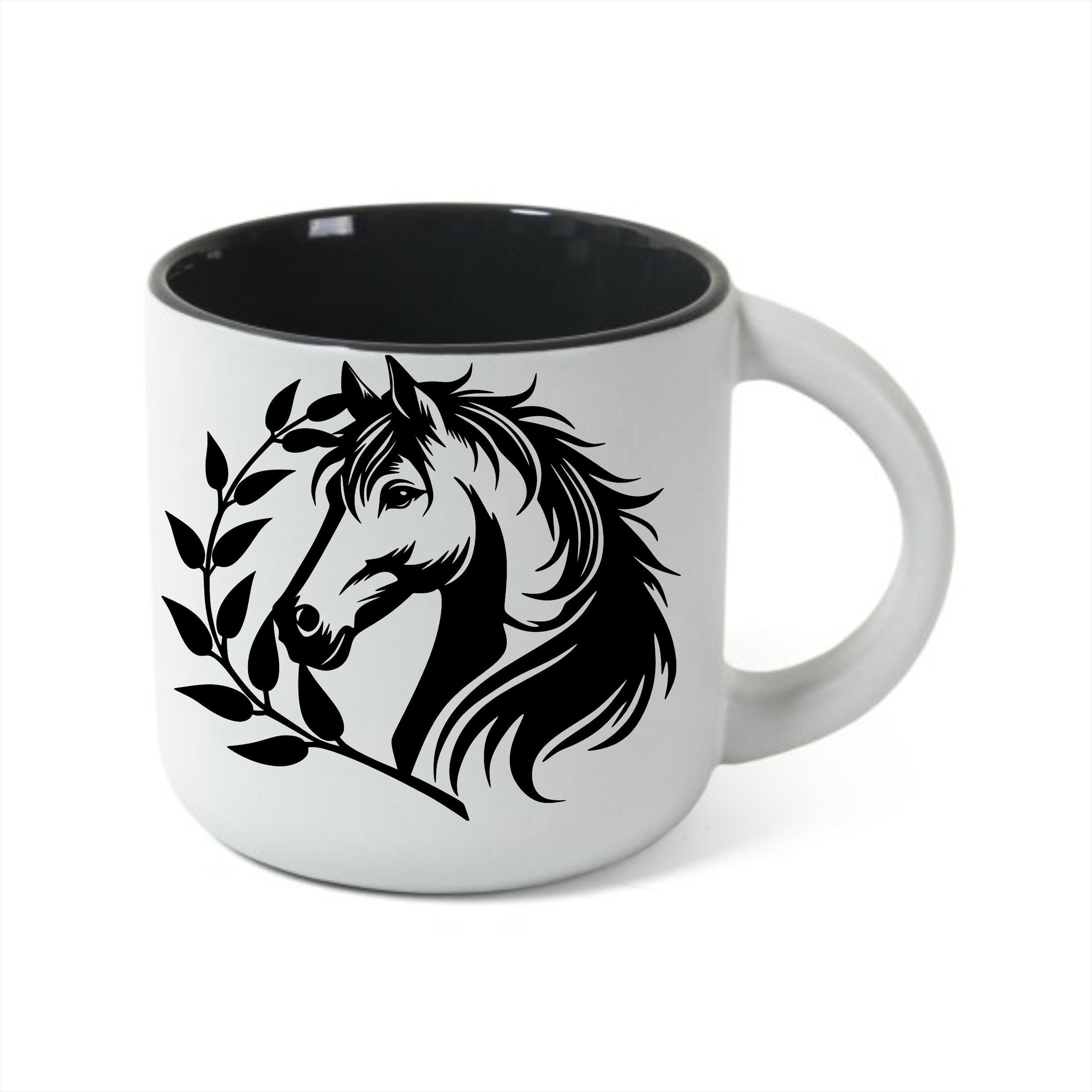 Horse Head Dxf Svg Png Files , Horse Wall Art Decor , Horses , Design ...