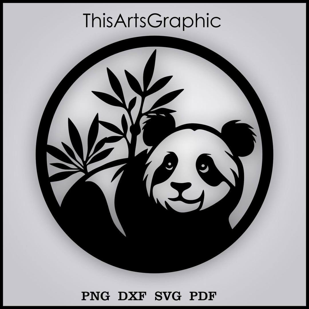 Cute Panda Svg, Cute Panda Cub Svg, Cute Animals Svg, Panda Svg Cut ...