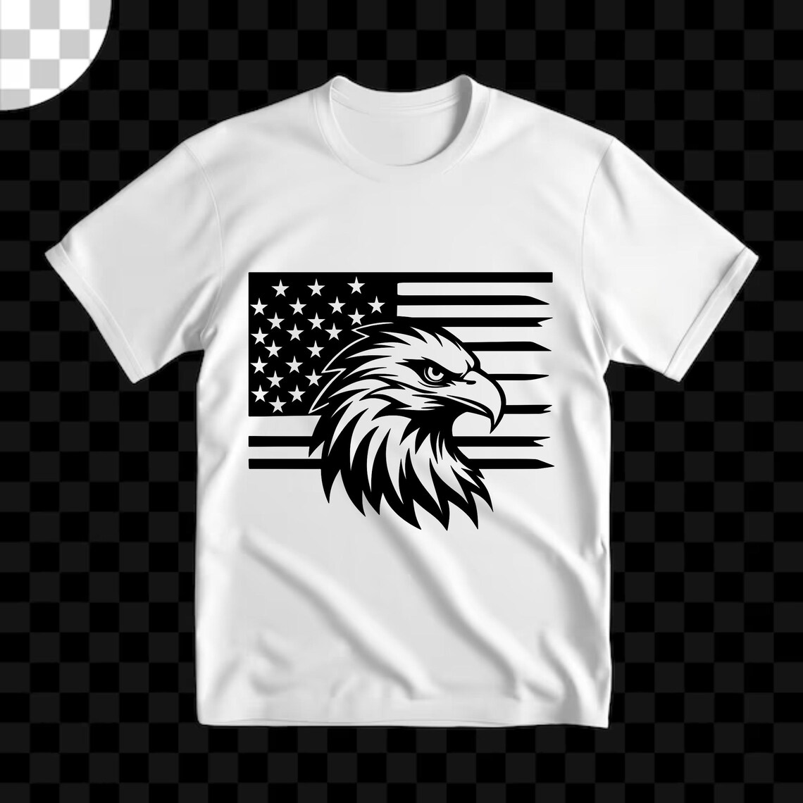 American Eagle Dxf Svg Png Files , USA , Flag , America , Wings , Cut ...