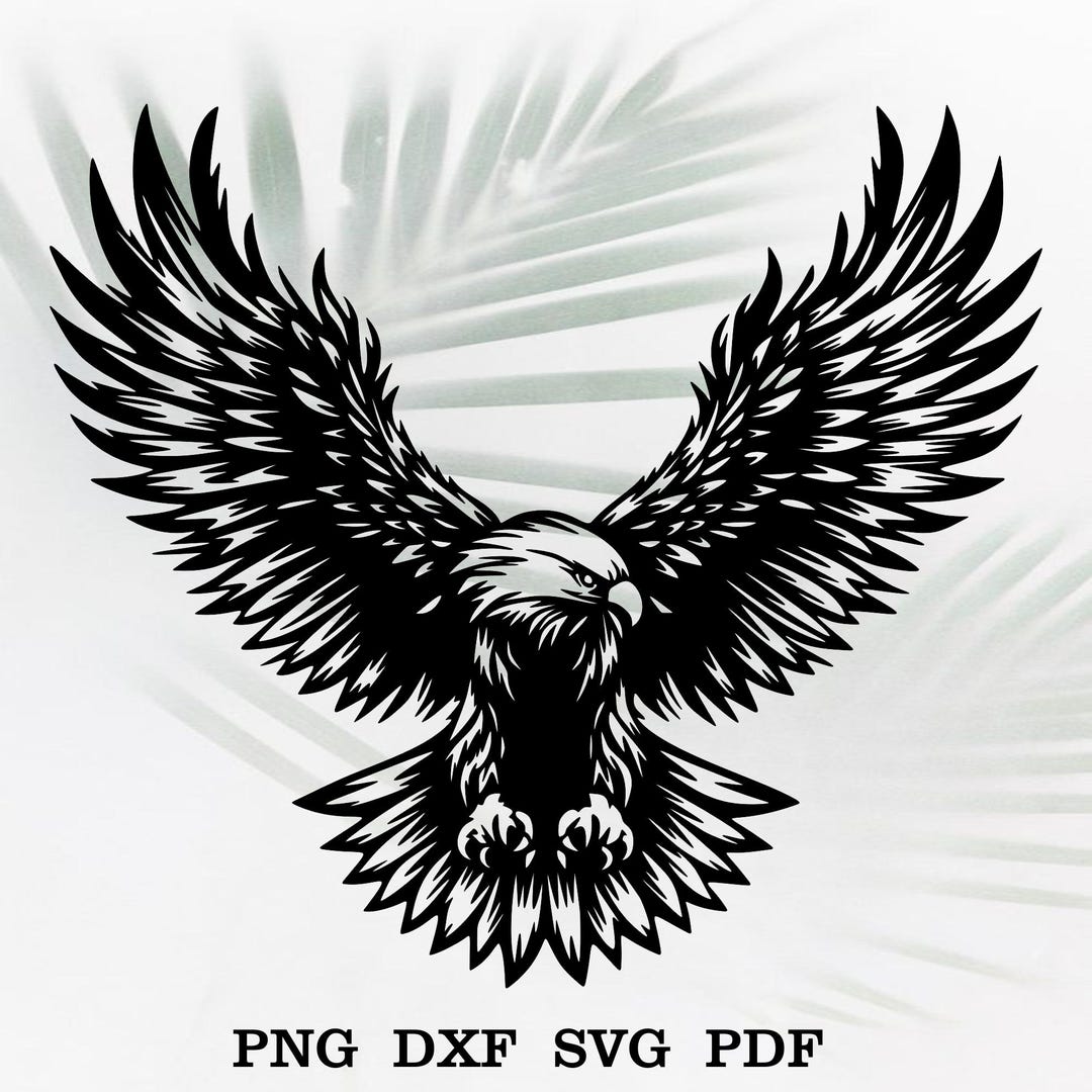Eagle SVG: American Eagle Clipart, Laser Cut File (digital Download ...