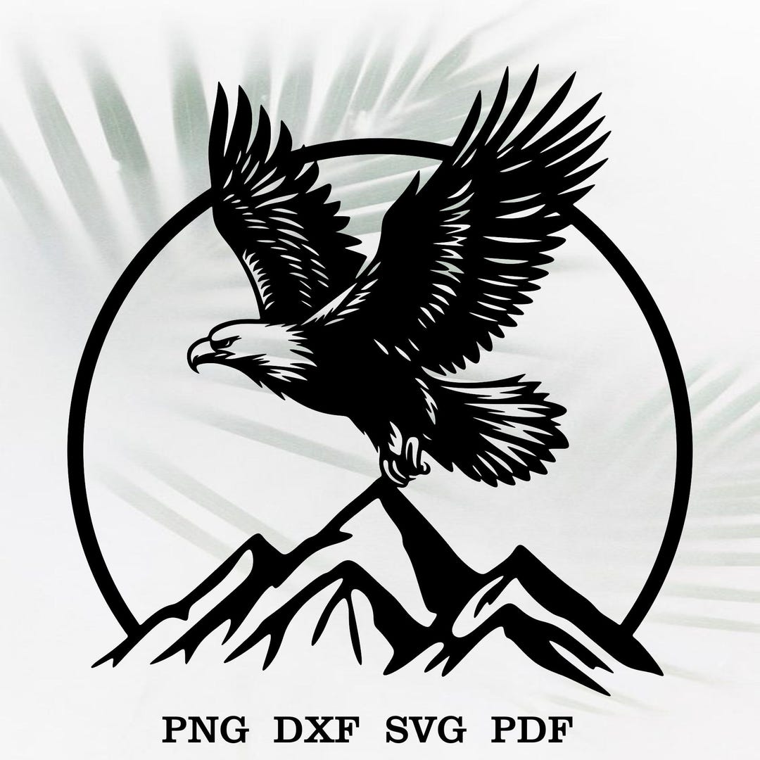 Eagle SVG, Eagle Dxf, SVG for Cricut, American Eagle Clipart, Vector ...