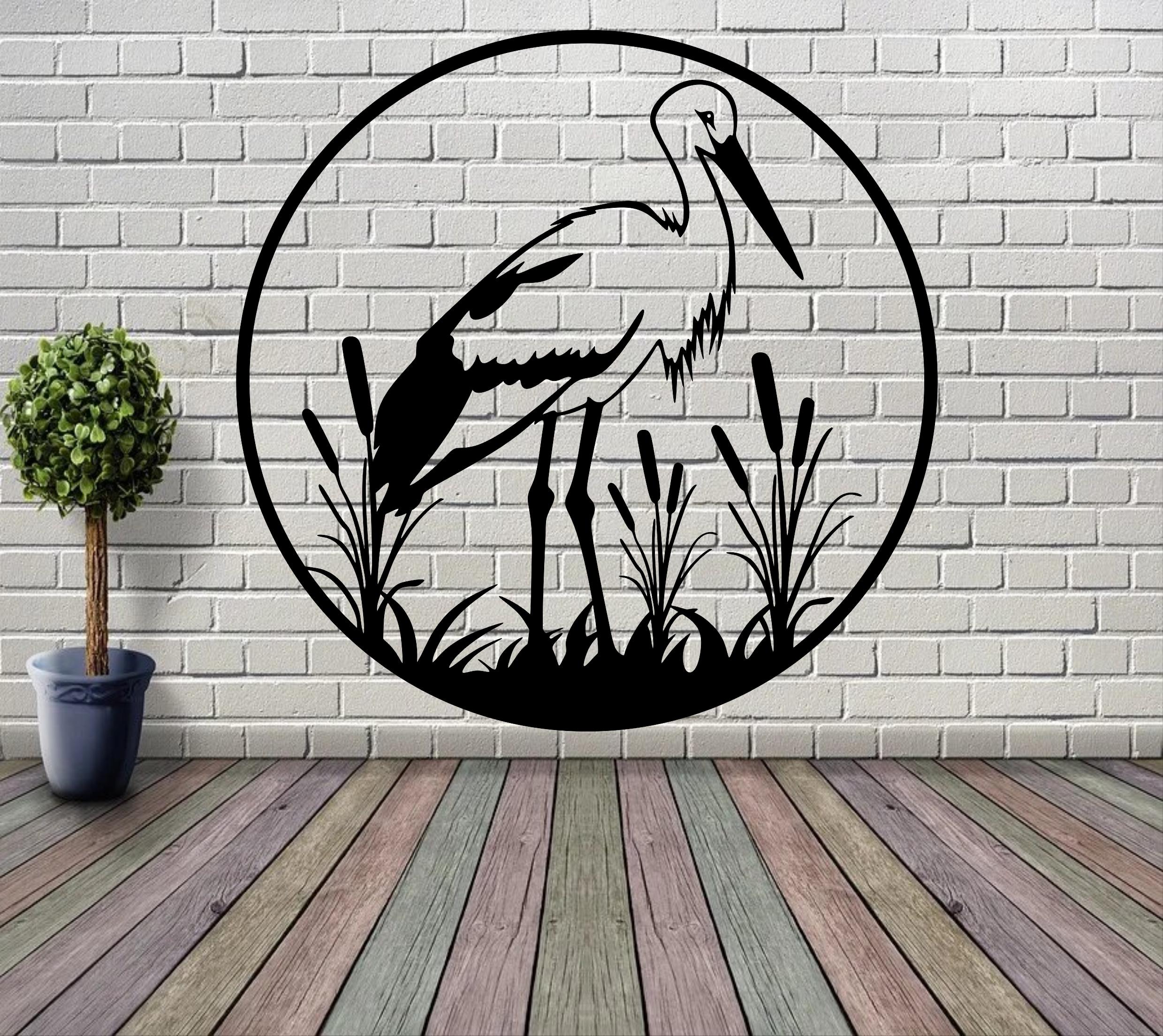 Stork SVG Cut File for Cricut, Silhouette, Digital Download, Printable ...