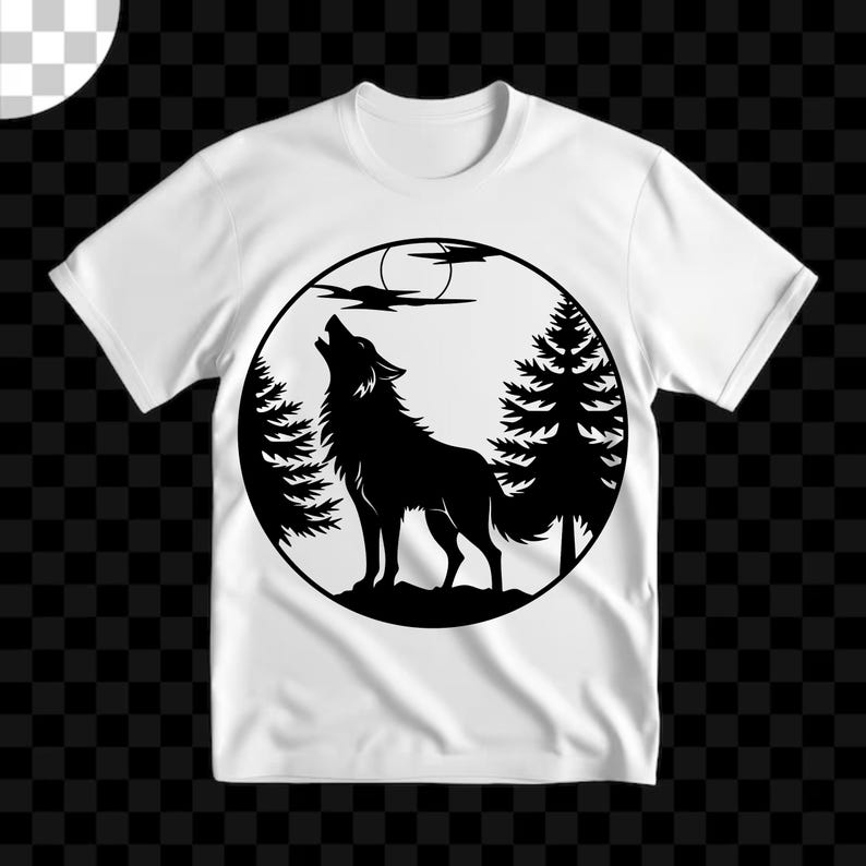 Wolf Scene Cut File: Laser, Plasma, Cricut, CNC (digital Download) - Etsy