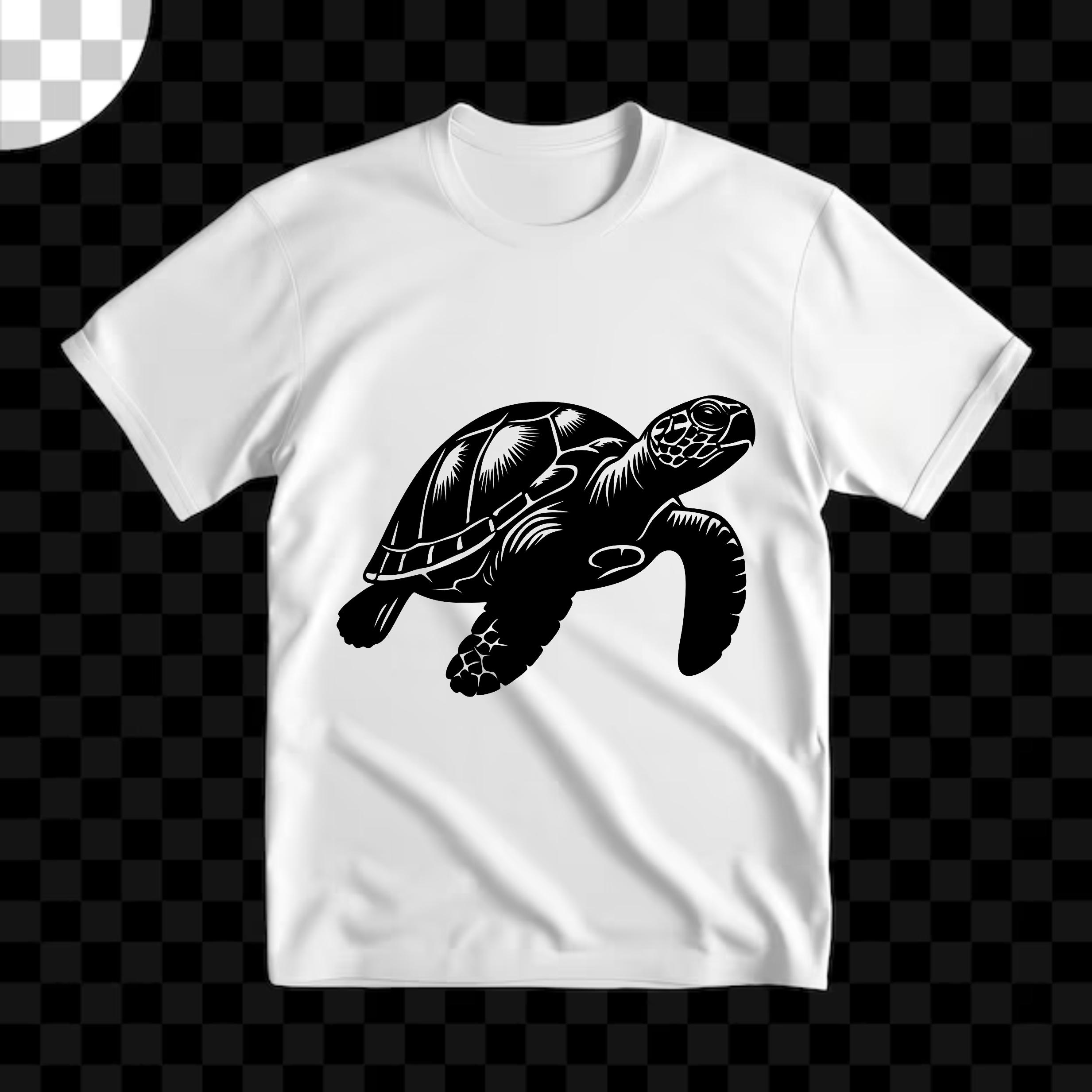 Sea Turtle Graphics SVG and PNG Bundle: Laser Engraver and Print Ready ...