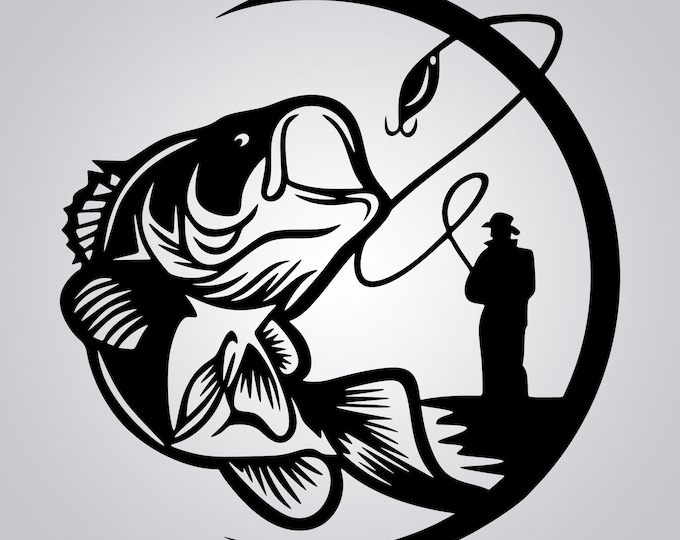 5 Fish Scene DXF Files for Plasma, Laser Cutting, Cnc, Dxf Silhouette ...