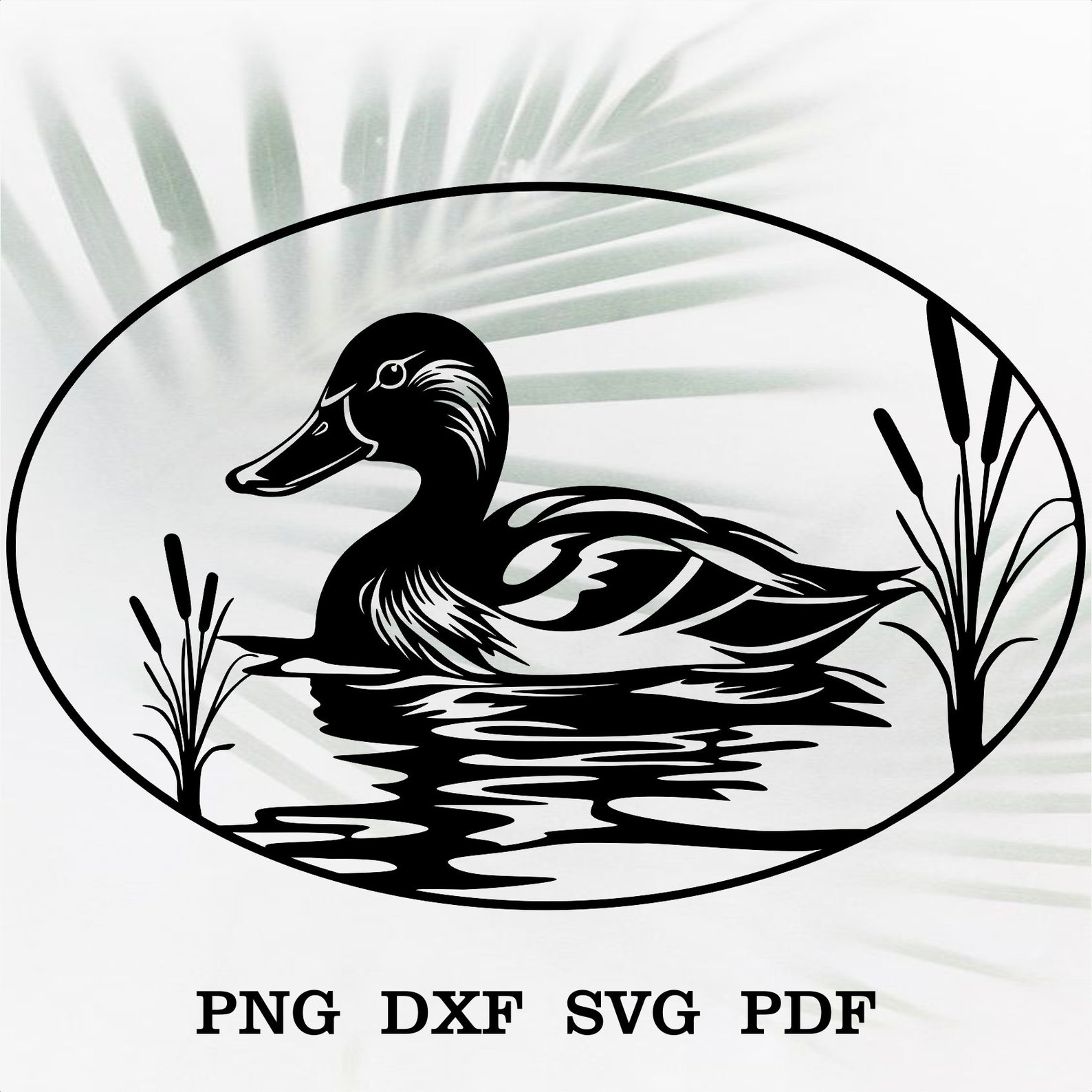 Duck Scene Dxf, Bird Cut File for Laser Plasma, Cnc Metal Decor, Svg ...