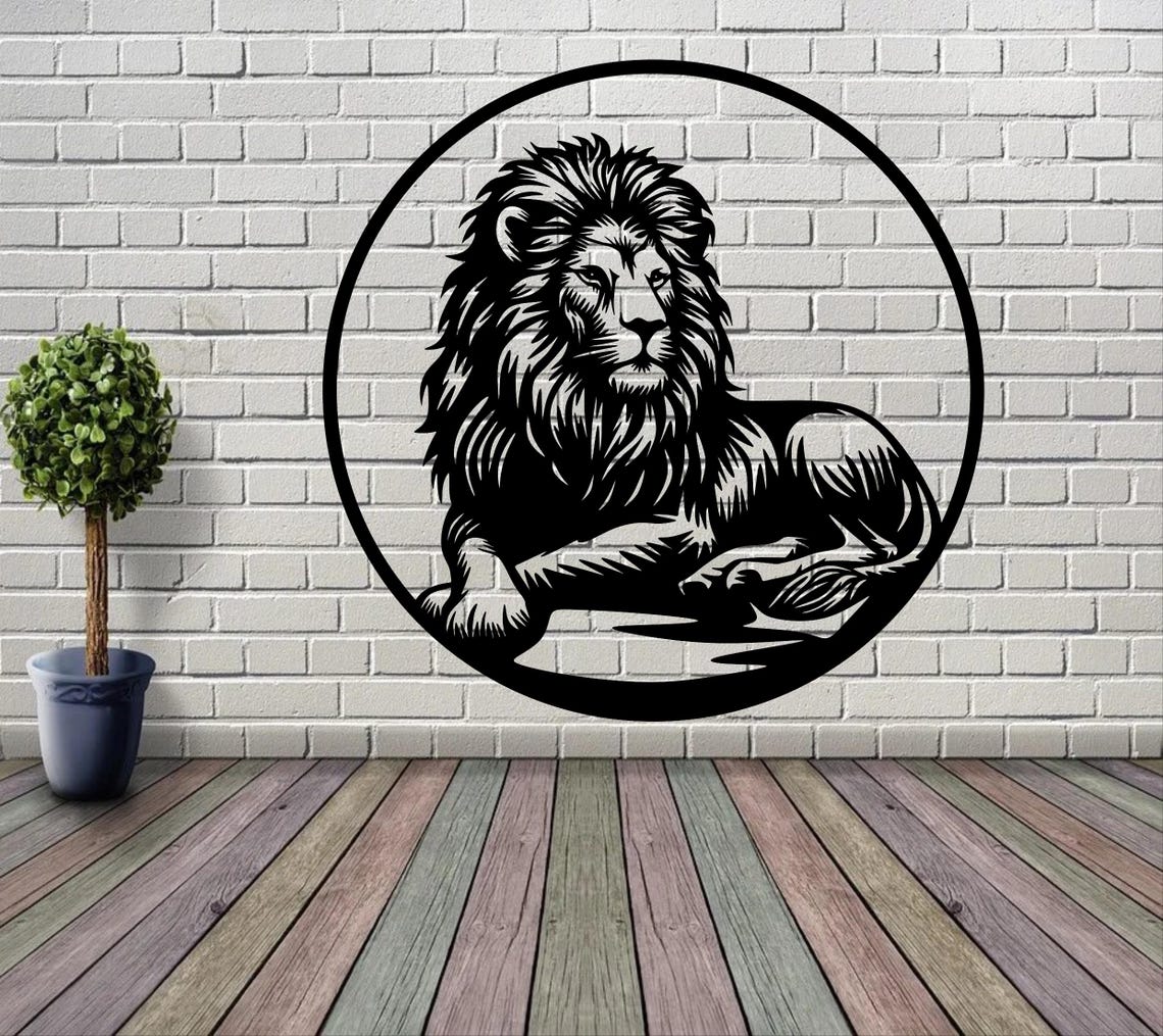 Lion SVG File, Lion Vector Images, Silhouette, Roaring Lion Face SVG ...