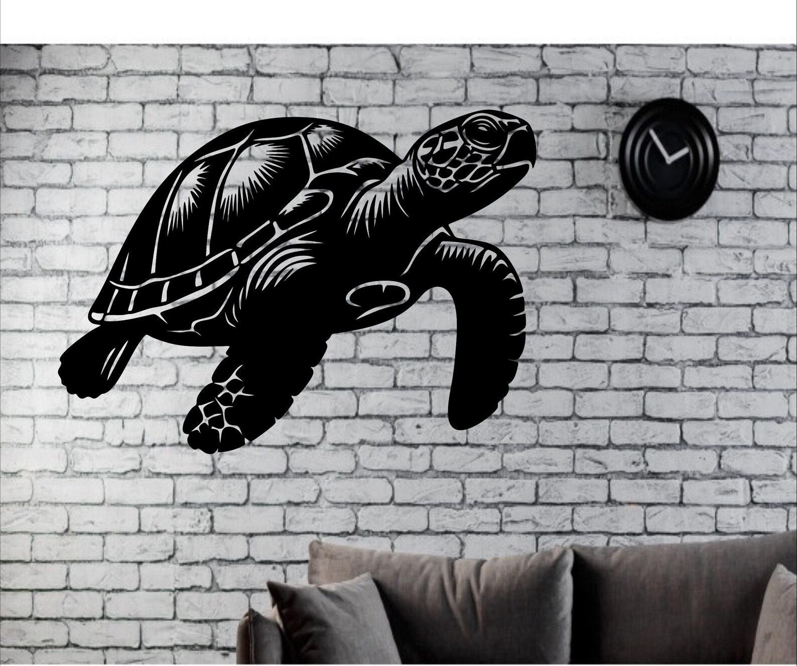 Sea Turtle Graphics SVG and PNG Bundle: Laser Engraver and Print Ready ...