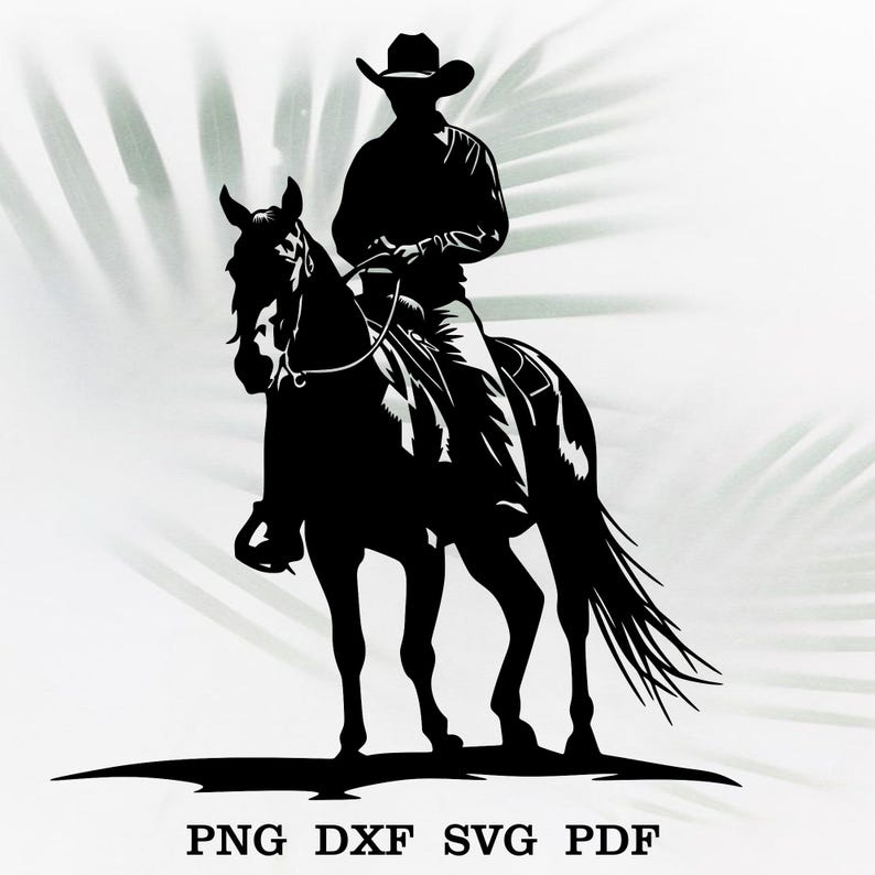 Cowboy SVG DXF Bundle, Western Cut File for Laser, Dxf for Plasma, Cnc ...