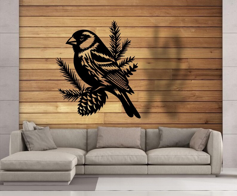 Bird SVG, Tree Stake DXF Cut File Laser, Dxf for Plasma, Bird on a ...