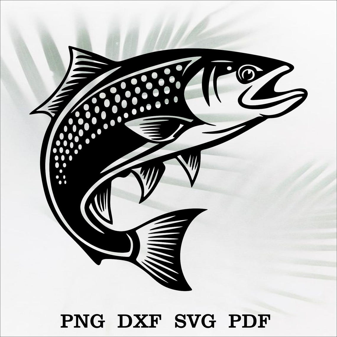 Bass Fish SVG, DXF Files for Plasma, Laser Cutting, Cnc, Svg for Cricut ...
