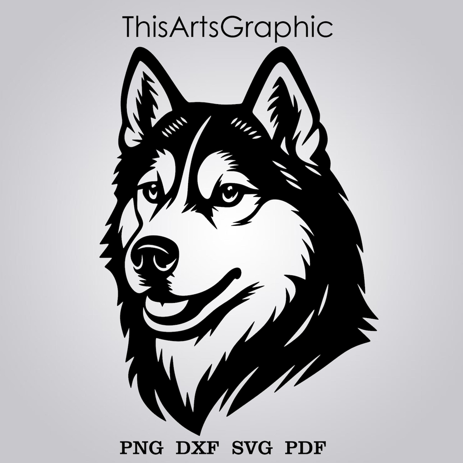 Husky SVG, Silhouettes Dxf, Siberian Husky SVG for Cricut, Dog Clipart ...