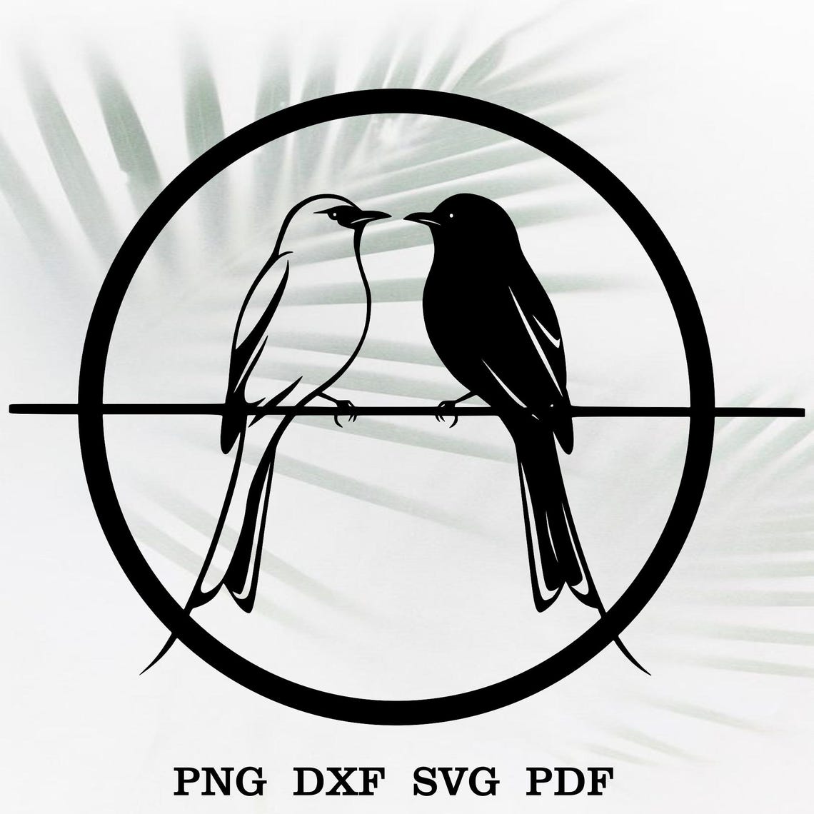 Vögel auf einem Ast svg, Vögel svg, Vogelsilhouette svg, Vogel ...