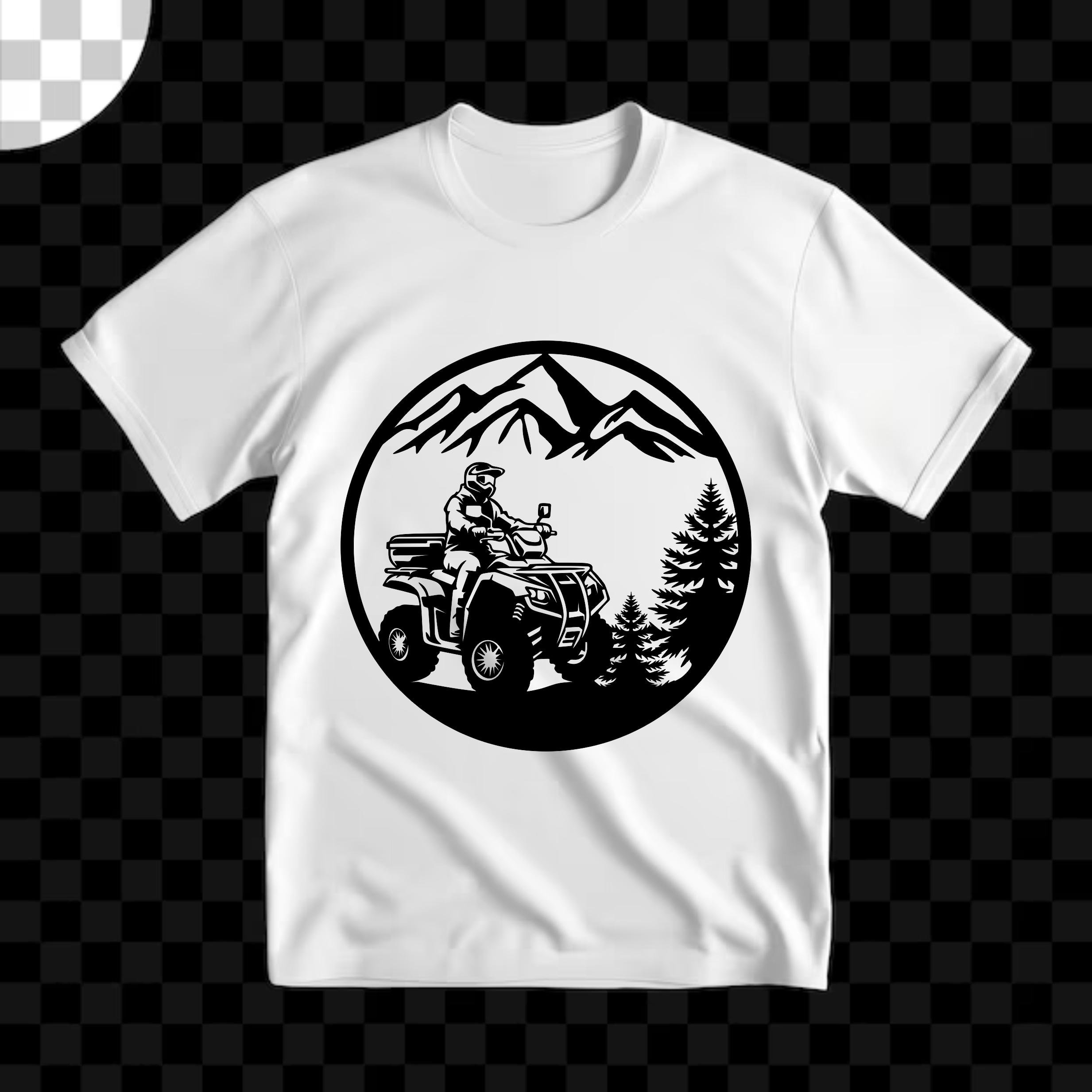 ATV Mountain Trail SVG: Quad Bike Vector Graphic (digital Download) - Etsy