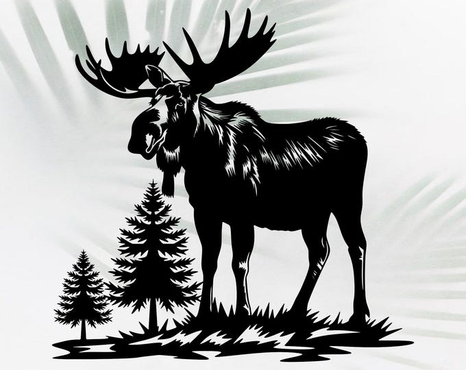 Moose Svg, Moose Clipart, Moose Png, Moose Head, Moose Cut Files for ...