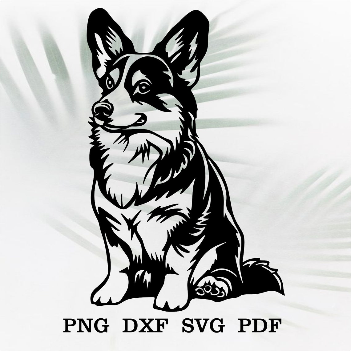 Corgi SVG, Corgi Silhouettes Dxf, Dog SVG Files for Cricut, Corgi ...