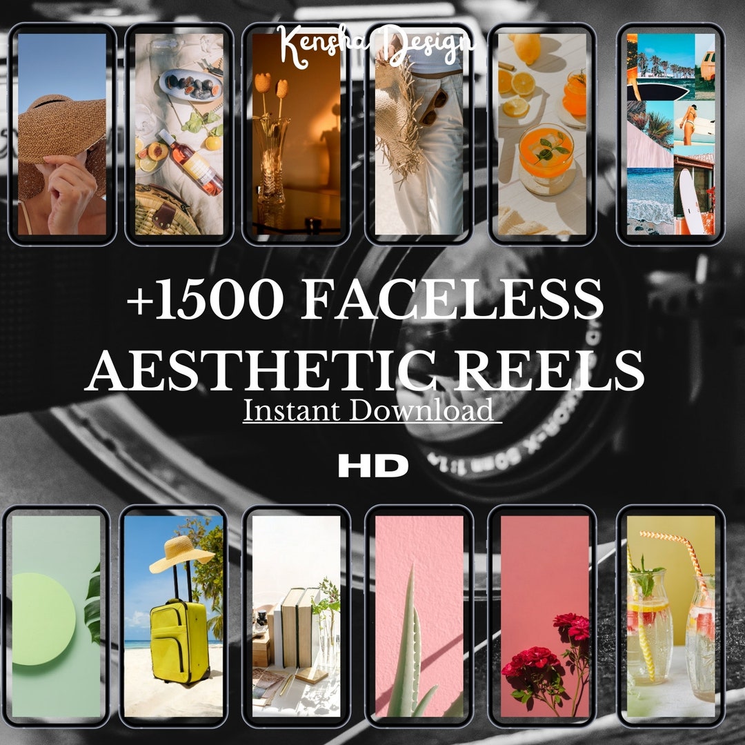 Faceless Reels Plr Aesthetic Videos for Instagram , Minimalist Faceless ...