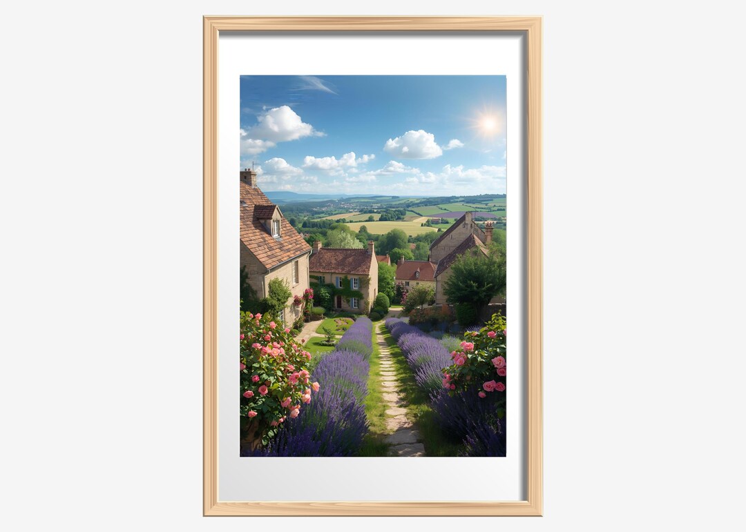 Provence Spring Countryside Jigsaw Puzzle, 500/1000/2000 Pieces, French ...