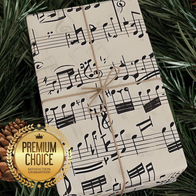 Music Wrapping Paper - Etsy