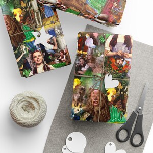 Vintage Wizard of Oz Wrapping Paper | Movie Gift Wrap Featuring Dorothy ...