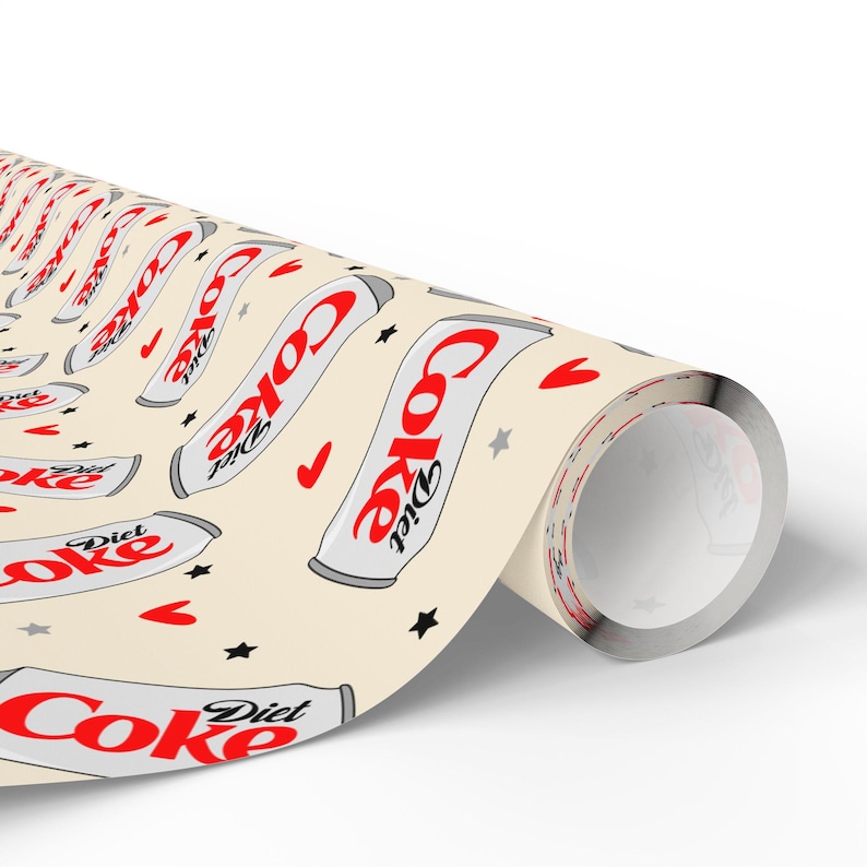 Diet Coke Wrapping Paper | Fun and Quirky Classic Diet Coke Soda Can ...