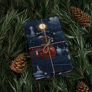 Polar Express Wrapping Paper Rolls, Christmas / Birthday Gift Wrap ...