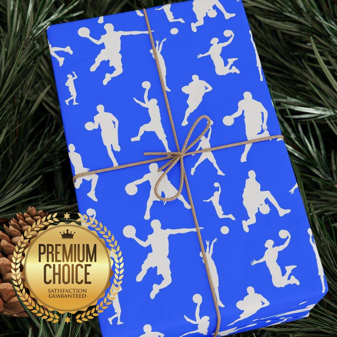 Basketball Gift Wrapping Paper for Kids, Basketball Wrapping Paper for ...