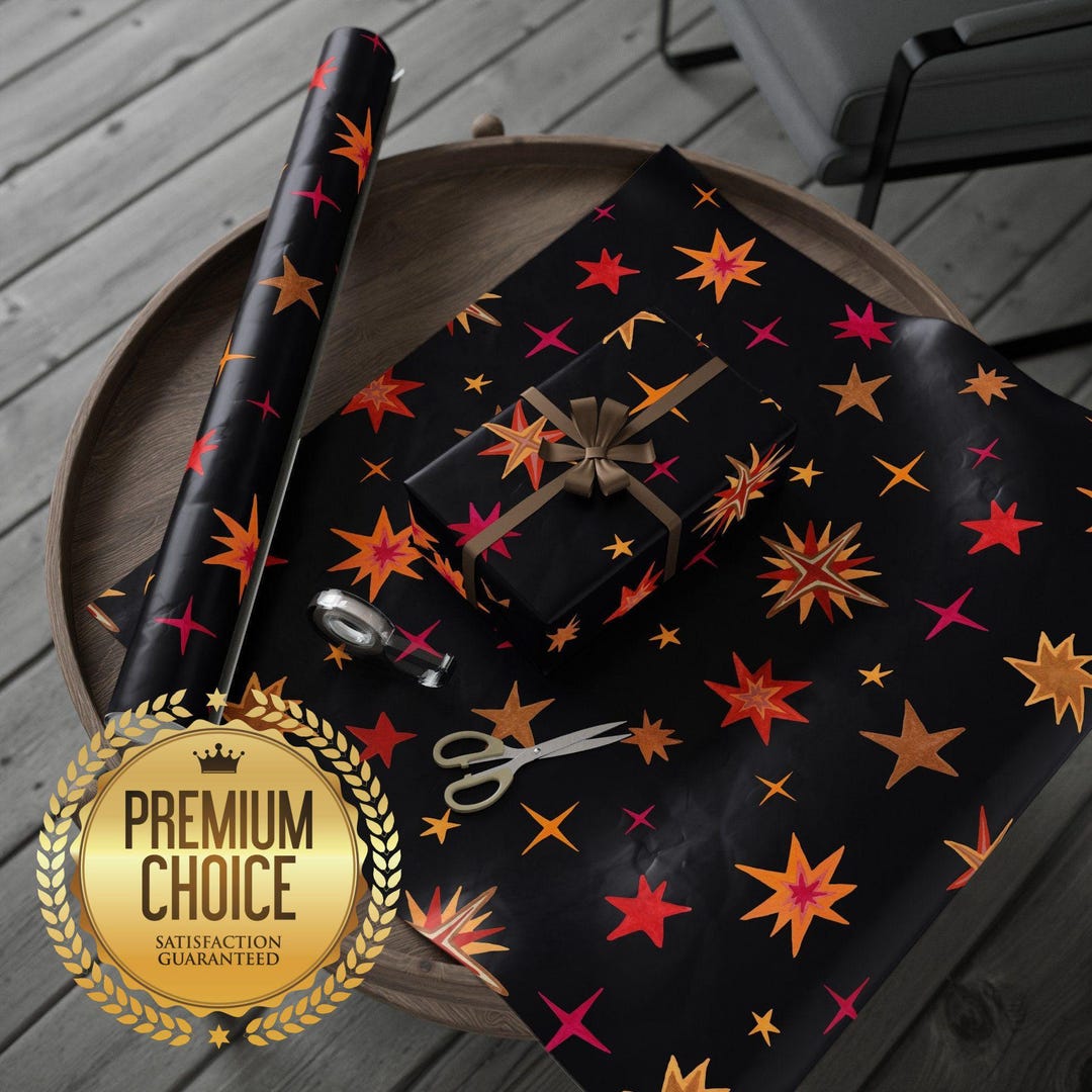 Star Wrapping Paper, Universe Wrapping Paper, Galaxy Gift Wrap ...