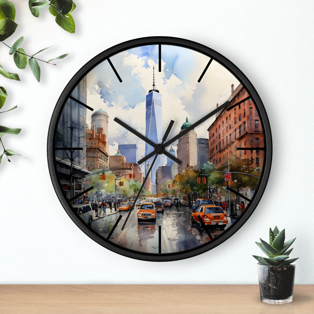 New York City Wall Clock One World Trade Center Clock Gifts - Etsy