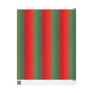 Red and Green Wrapping Paper for Birthdays or Christmas, Fun Holiday ...