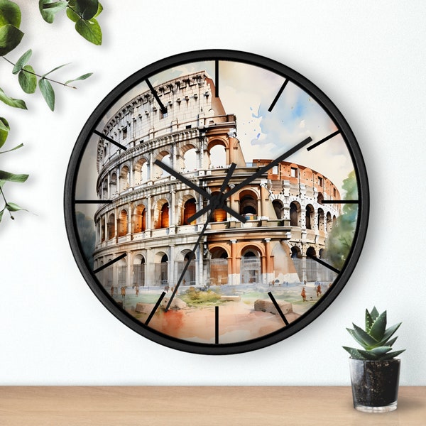 Rome Themed Clock - Etsy