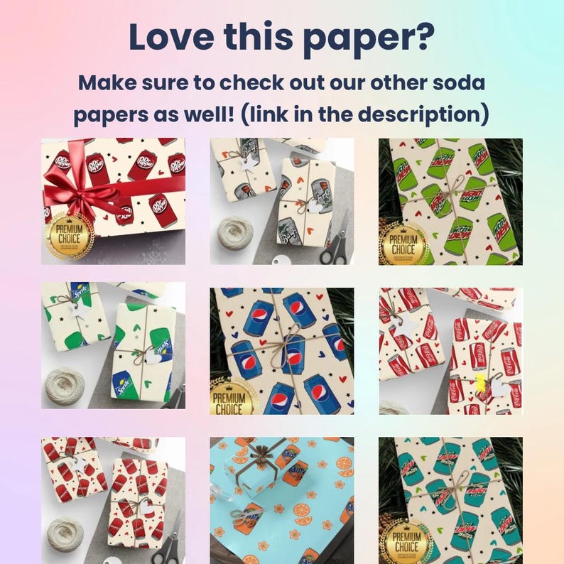 Diet Coke Wrapping Paper | Fun and Quirky Classic Diet Coke Soda Can ...