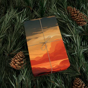 Setting Sun Wrapping Paper Rolls, Christmas / Birthday Gift Wrap Rolls ...