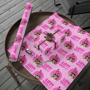 Taylor Swift Happy Birth-tay Gift Wrap in Pink for Ultimate Swifties ...