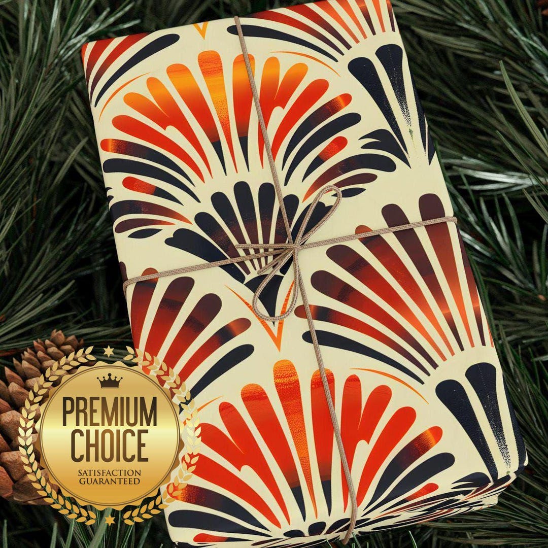 Art Deco Wrapping Paper, Great Gatsby Gift Wrap for Elegant Parties ...