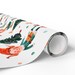 Watercolor Elf Wrapping Paper, Christmas Elf Gift Wrap, Holiday Elves ...