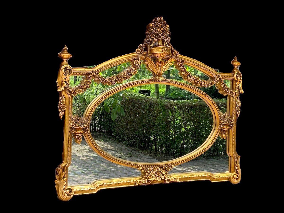 Vintage 1960 Italian Baroque/rococo Wall Mirror in Gold Crafted ...