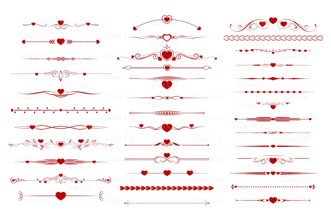 Line Dividers Svg, Divider Png, Decorative Borders Svg Bundle, Text ...