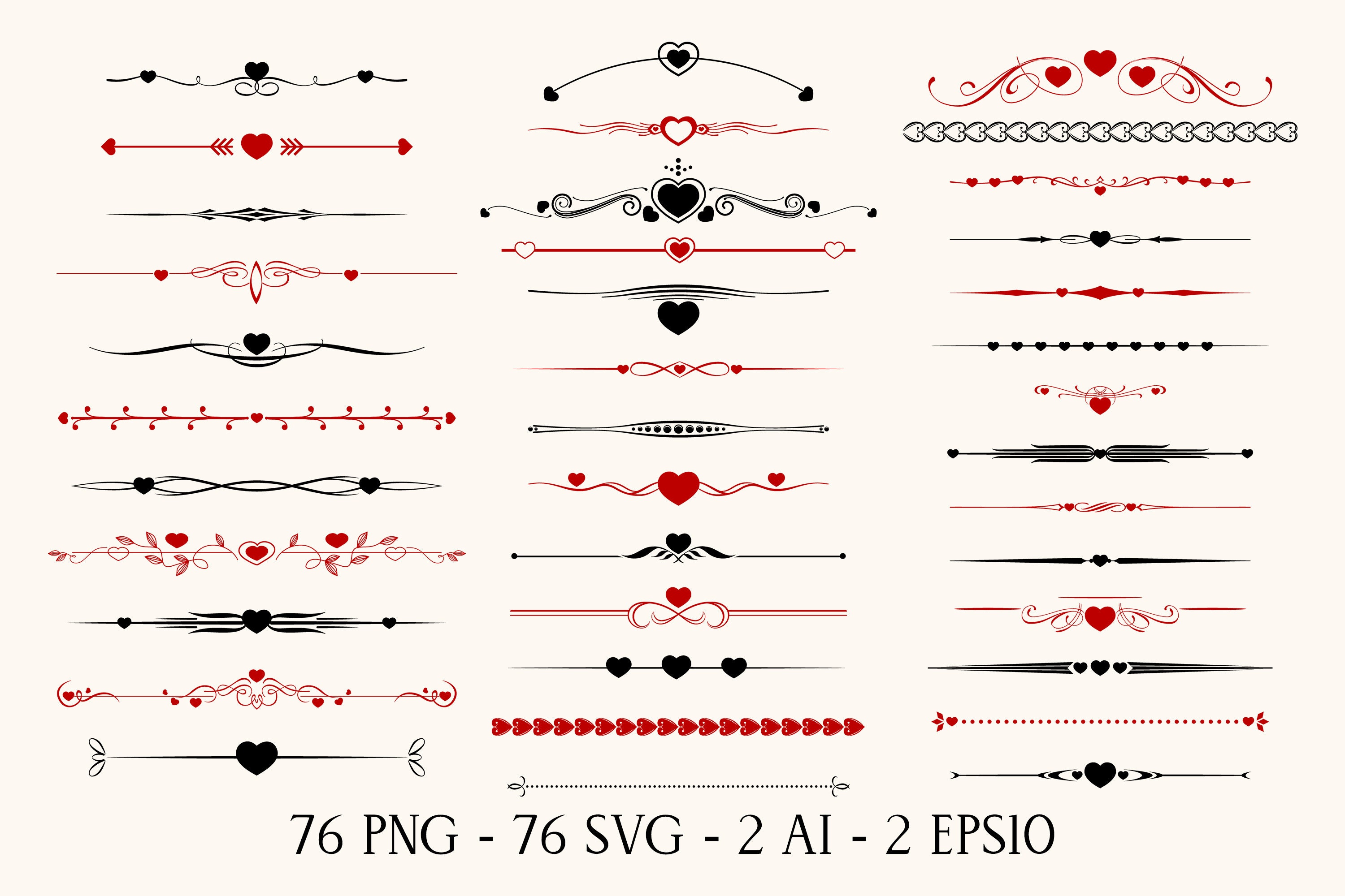 Line Dividers Svg, Divider Png, Decorative Borders Svg Bundle, Text ...
