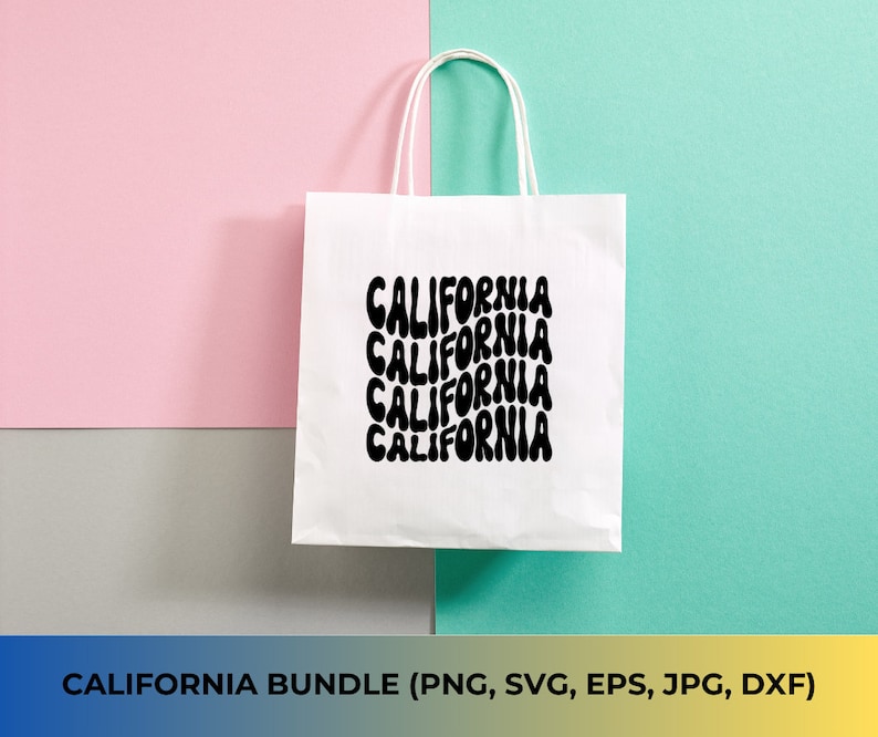 California SVG Bundle, California Map SVG, California Beach Clipart ...