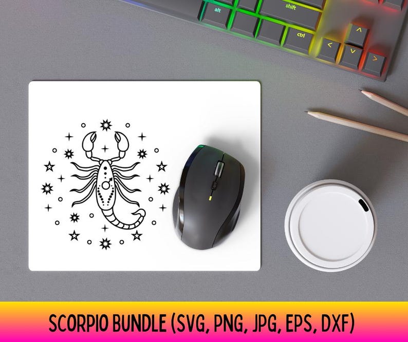 Scorpio SVG Bundle: Zodiac & Constellation Designs (cut File) - Etsy